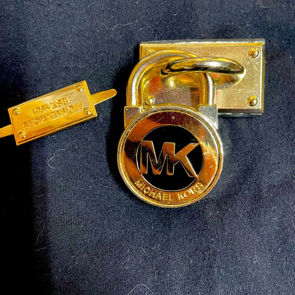 Michael Kors | Bags | Michael Kors Padlock And Name Plate | Poshmark